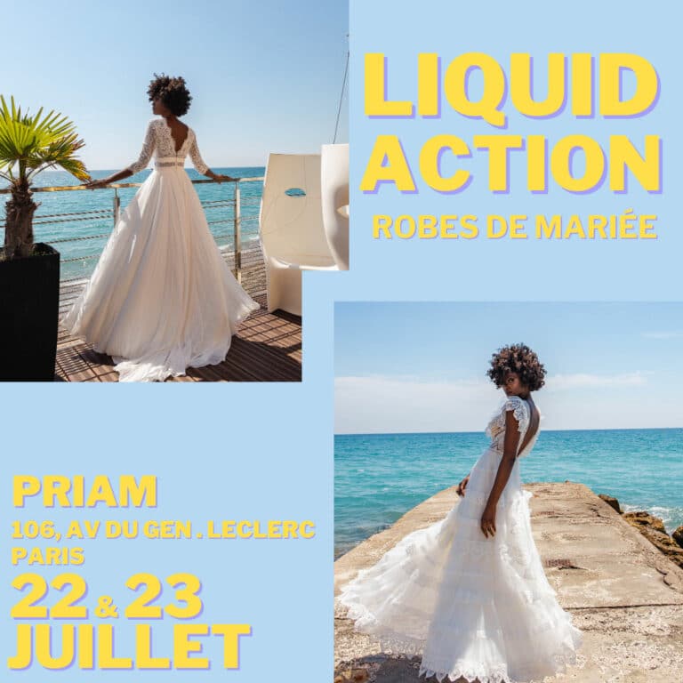 Prendre RDV pour la vente privée Priam - Liquid Action